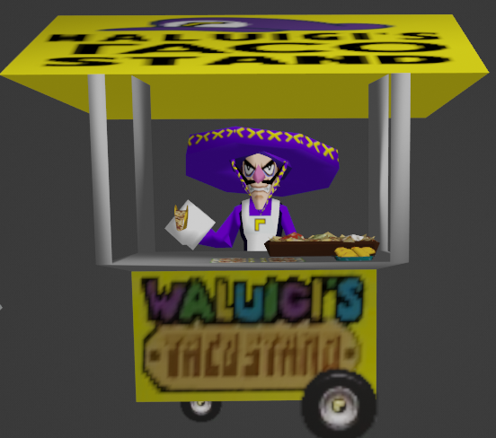 Waluigi's Portable Taco Stand | Wario Forums