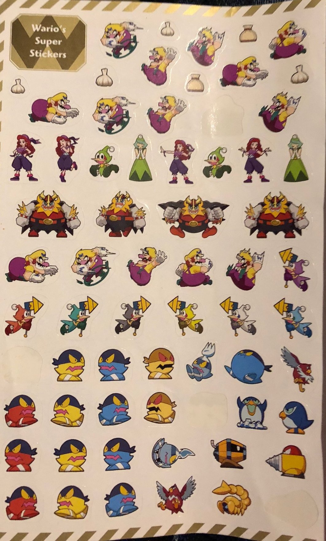Wario Land The Shake Dimension Stickers | Wario Forums