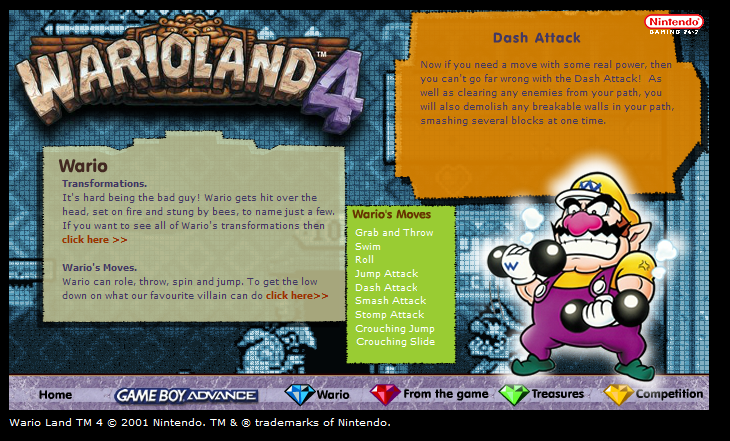 Wario Moves - Dash Attack | Wario Forums